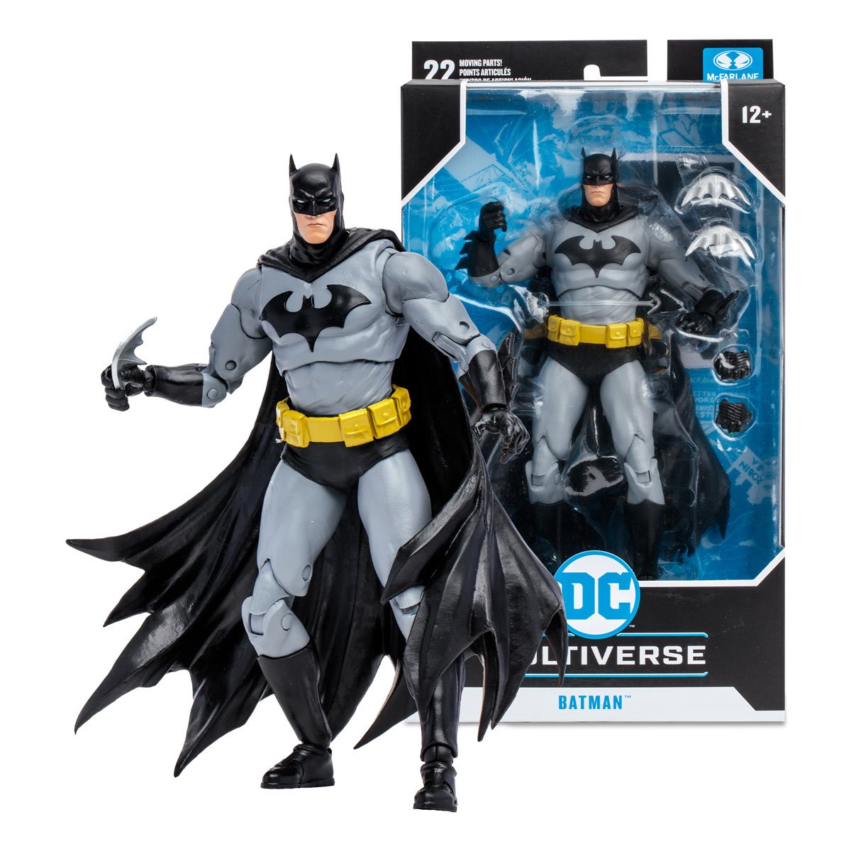 INSTOCK DC Multiverse Batman Hush Black and Gray 7 Inch Scale Action Zed Collectibles