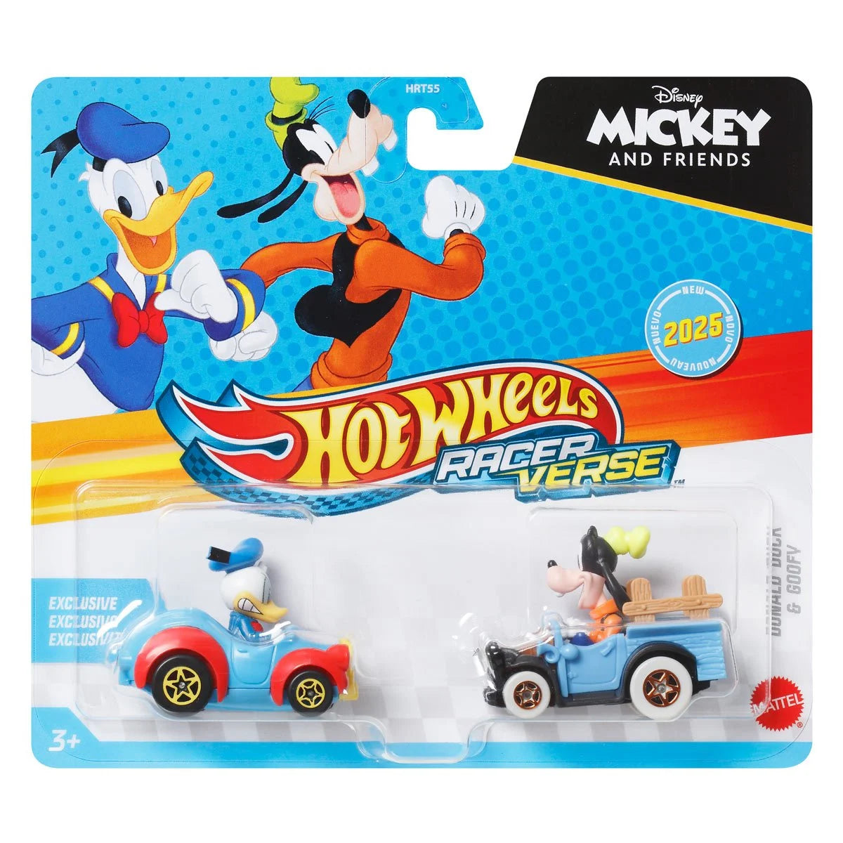 INSTOCK Hot Wheels RacerVerse 2025 Mix 2 Vehicle 2-Pack - GOOFY AND DO ...