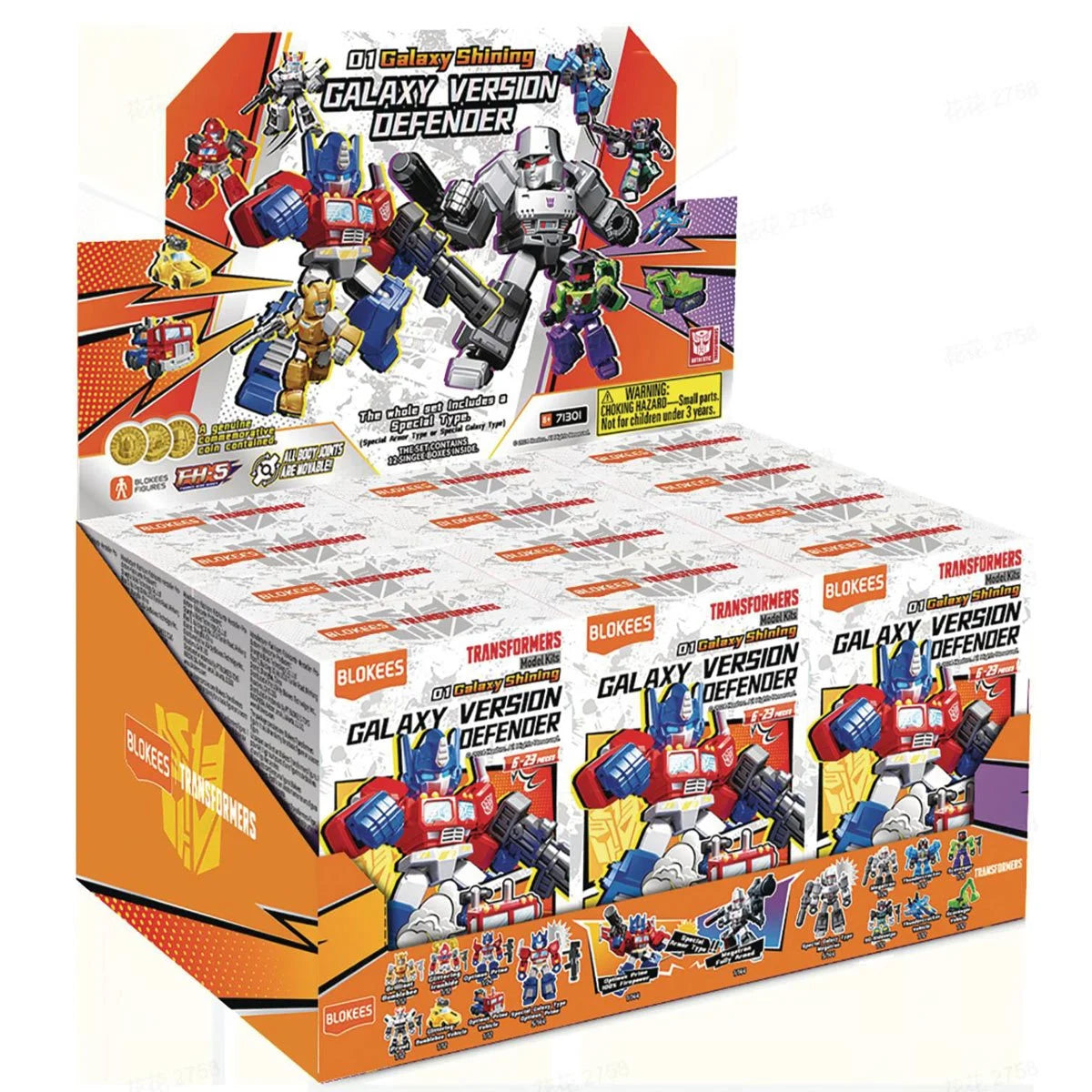 PRE ORDER Transformers Galaxy Defender Version 1 Blokees Mini Model Ki ...