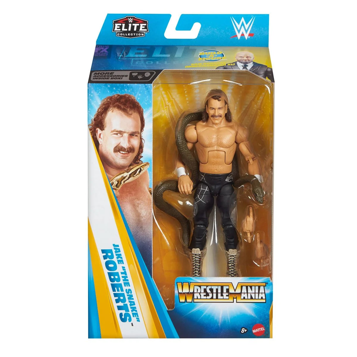 INSTOCK WWE WrestleMania Elite 2026 Action Figure - JAKE THE SNAKE ROB ...